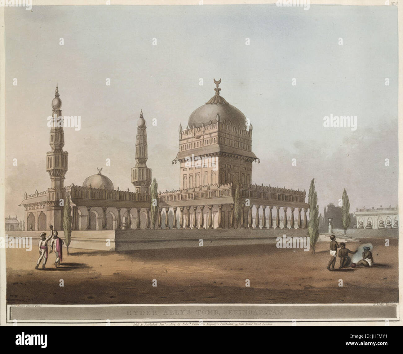 Hyder Ally's Tomb, Seringapatam Stock Photo - Alamy