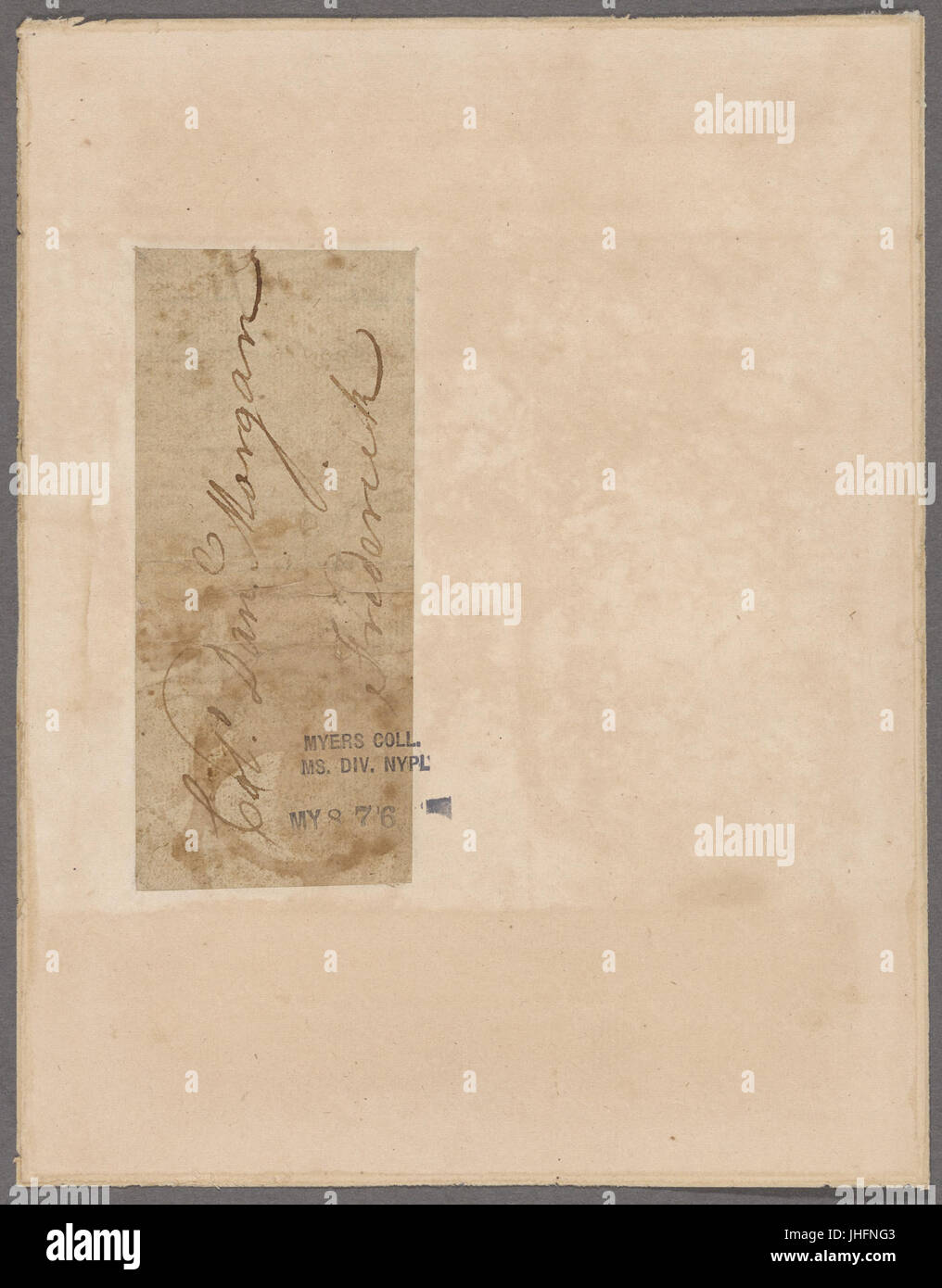 Colonel morgan morgan hi-res stock photography and images - Alamy