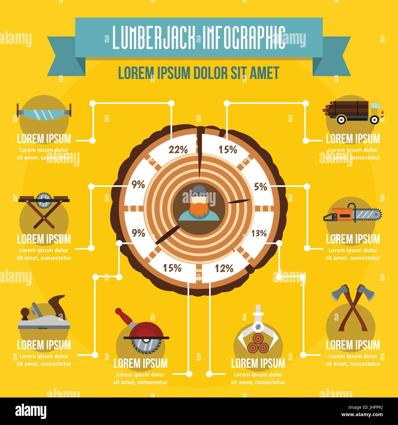 Carpentry tools infographic hi-res stock photography and images - Alamy