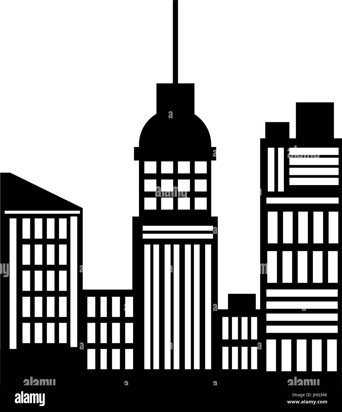 Tall Building Silhouette Png