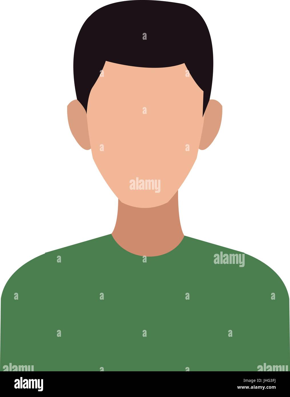 portrait man young male cartoon people Stock Vector Image & Art - Alamy