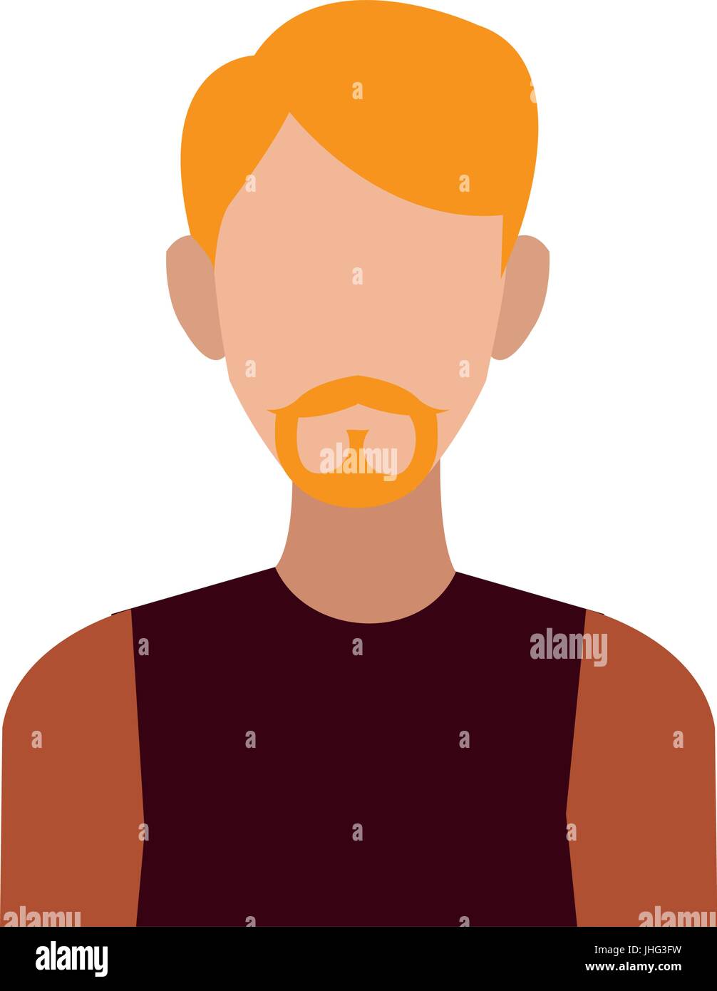 portrait man young male cartoon people Stock Vector Image & Art - Alamy