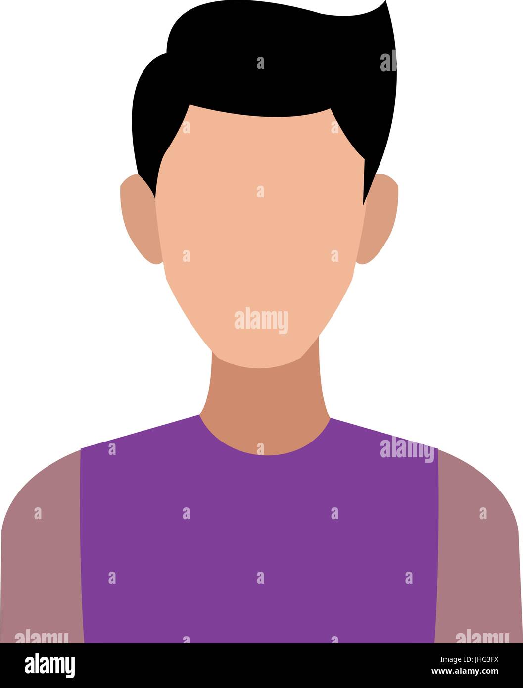 portrait man young male cartoon people Stock Vector Image & Art - Alamy