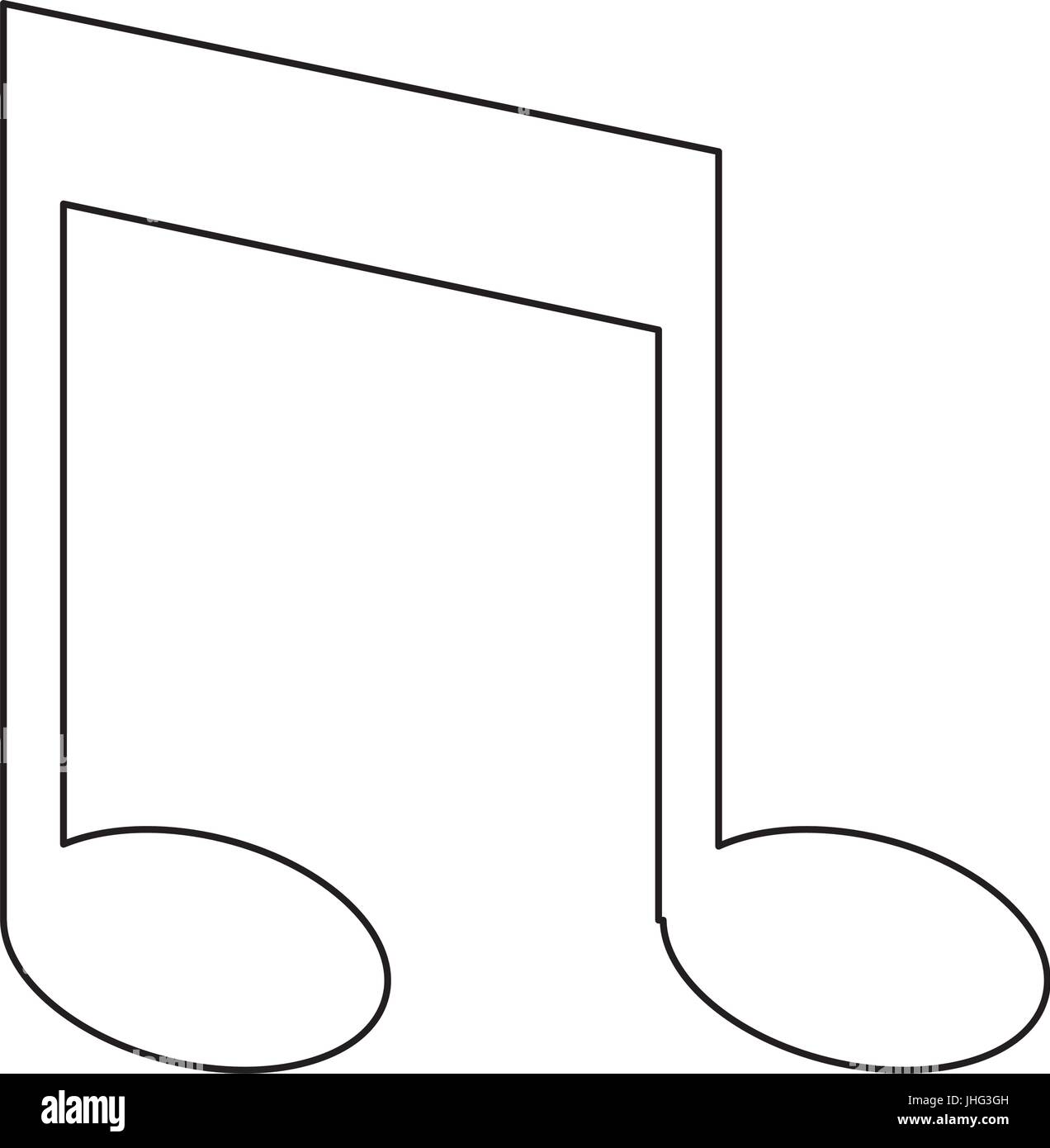 music note accord song icon Stock Vector Image & Art - Alamy