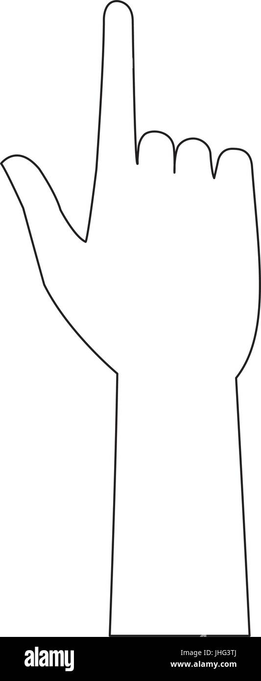 hand pointing finger up index gesture icon Stock Vector Image & Art - Alamy hand pointing finger up index gesture icon Stock Vector Image & Art - Alamy