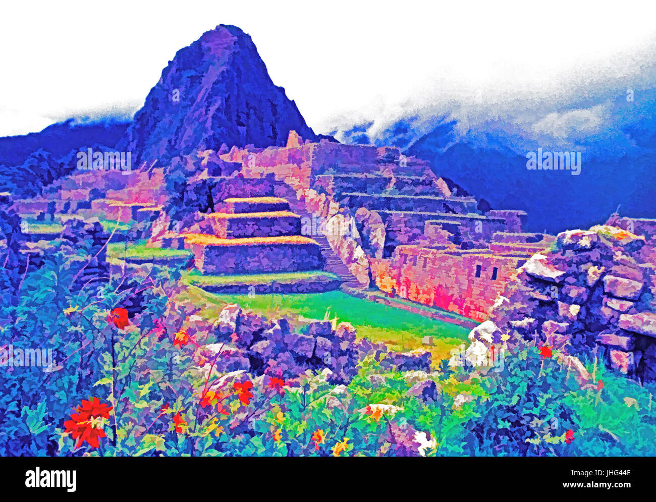 Inca painting hi-res stock photography and images - Alamy