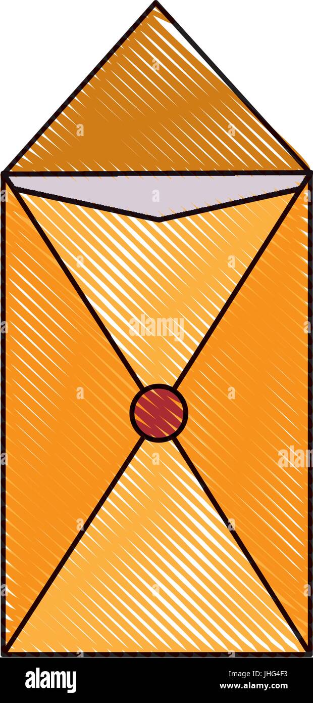 yellow envelope mail message postal letter Stock Vector Image & Art - Alamy