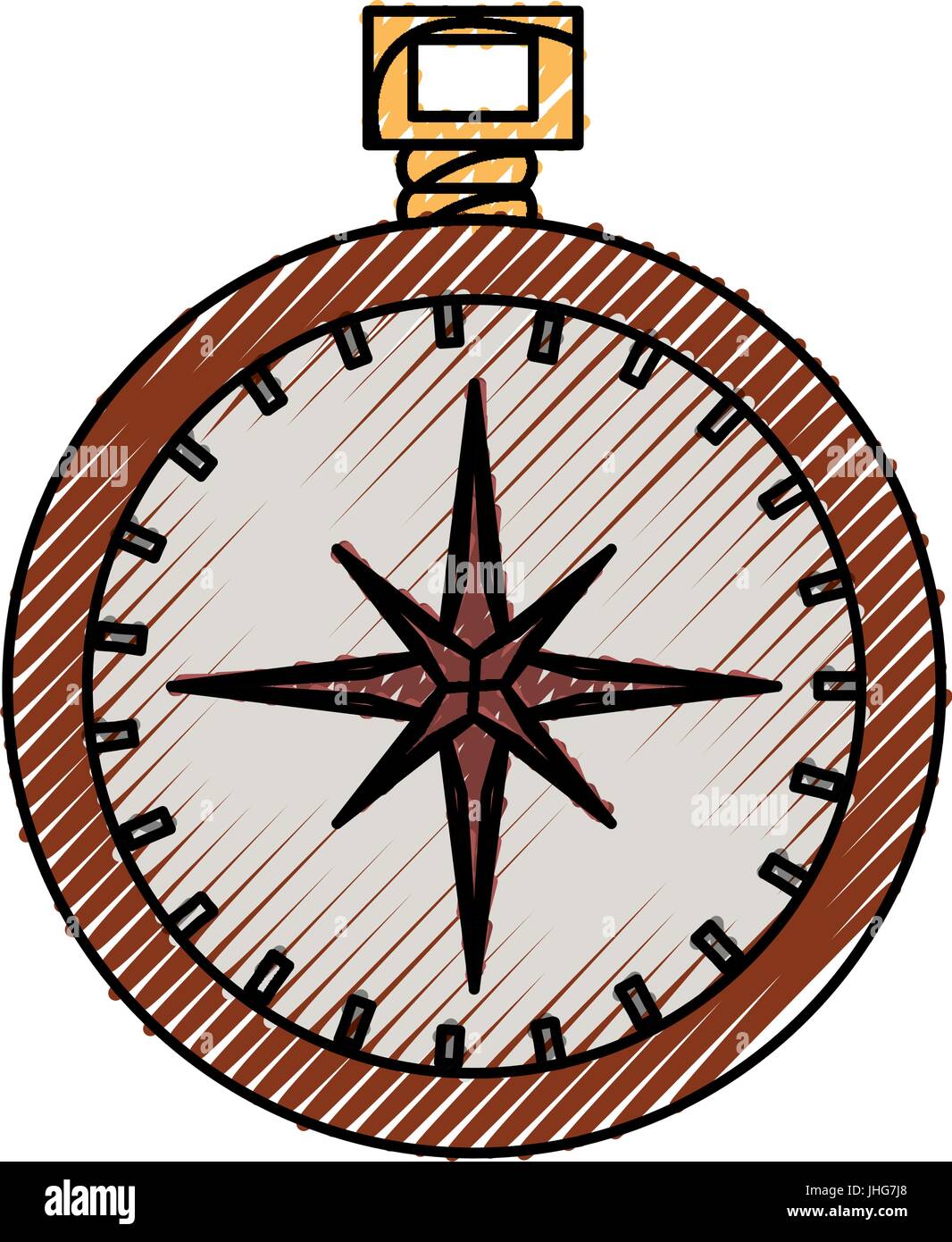 Compass travel navigation icon vector illustration graphic design Stock ...