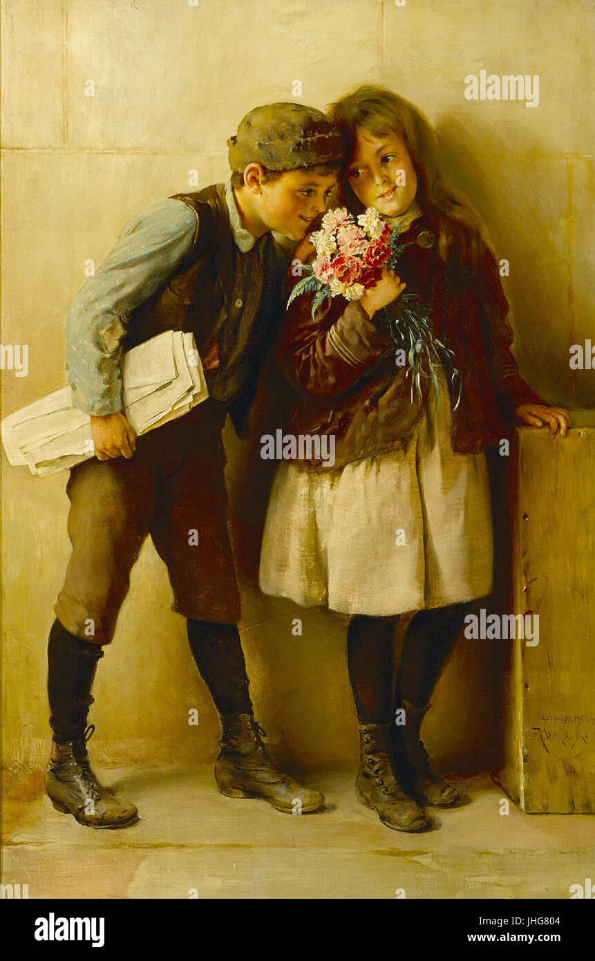 Karl Witkowski - The carnations (1901 Stock Photo - Alamy