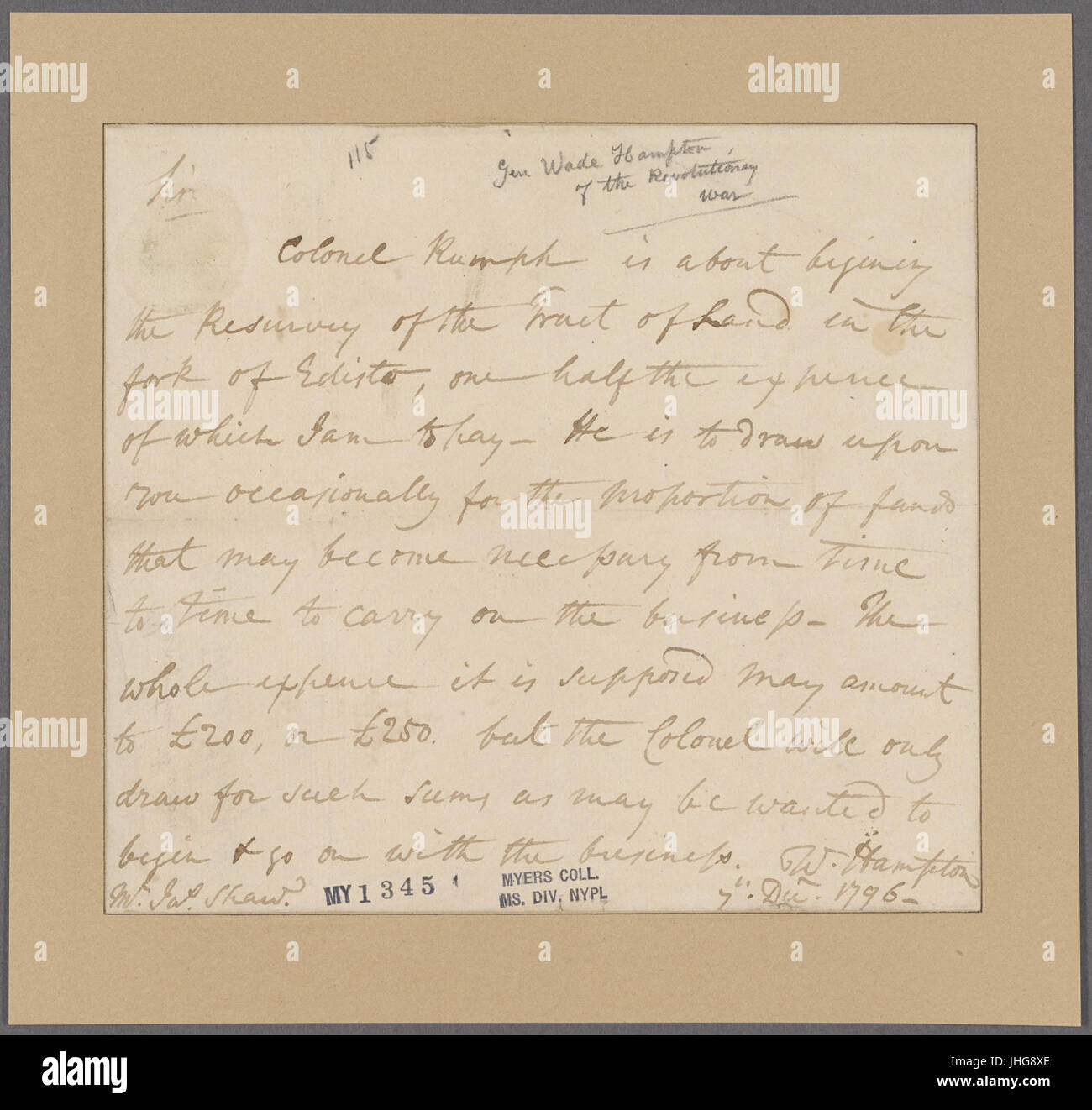 Wade hampton map hi-res stock photography and images - Alamy