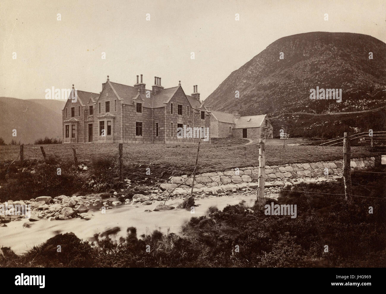 George Washington Wilson, Glassalt Shiel at Glen Muick, on the Balmoral ...