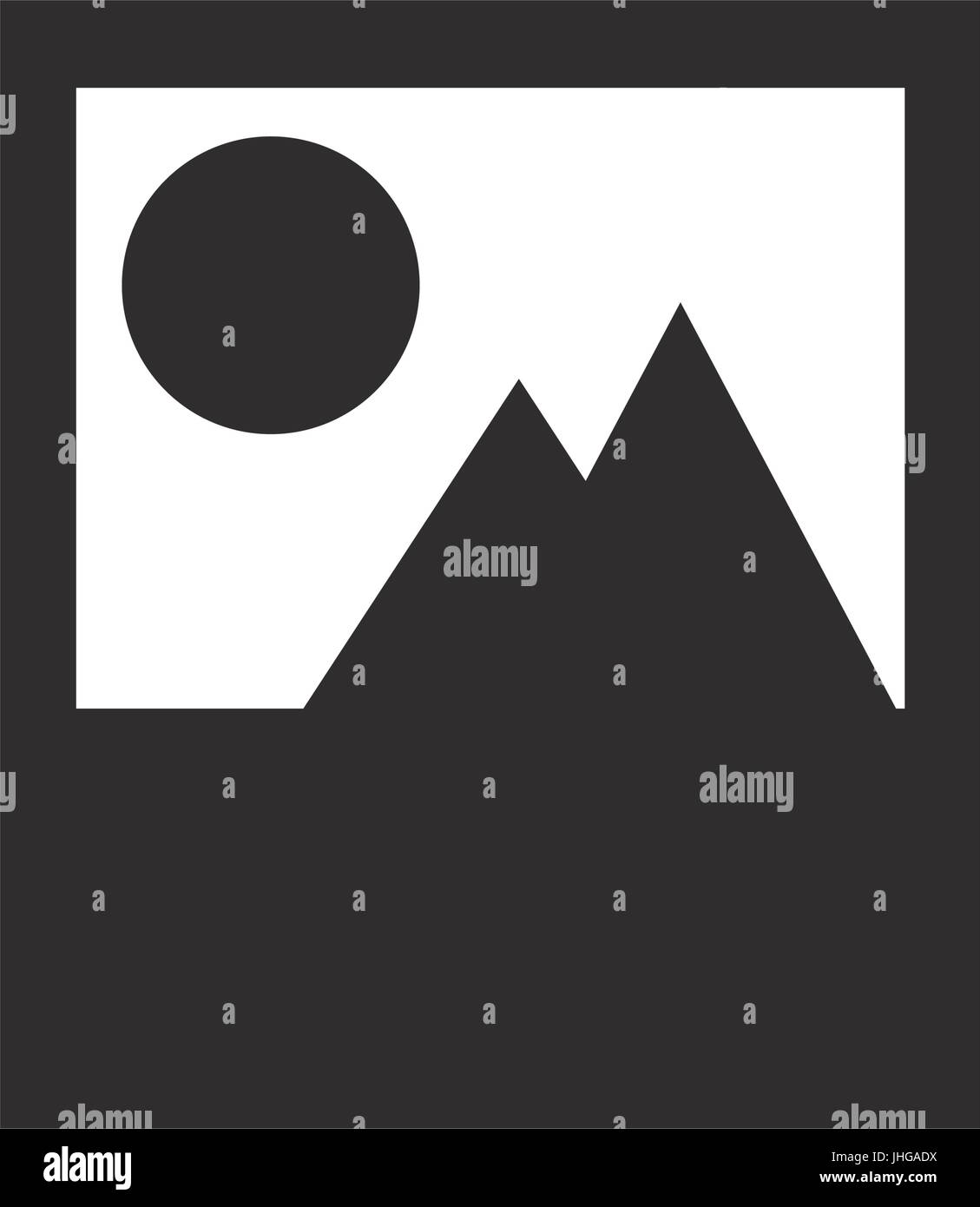 Picture landscape symbol icon vector illustration graphic design Stock ...