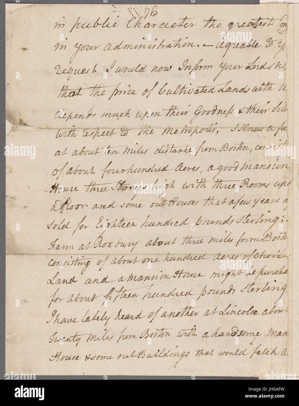 Cushing, Thomas. Boston. To the Earl of Bucan (NYPL b11868620-5413458 ...