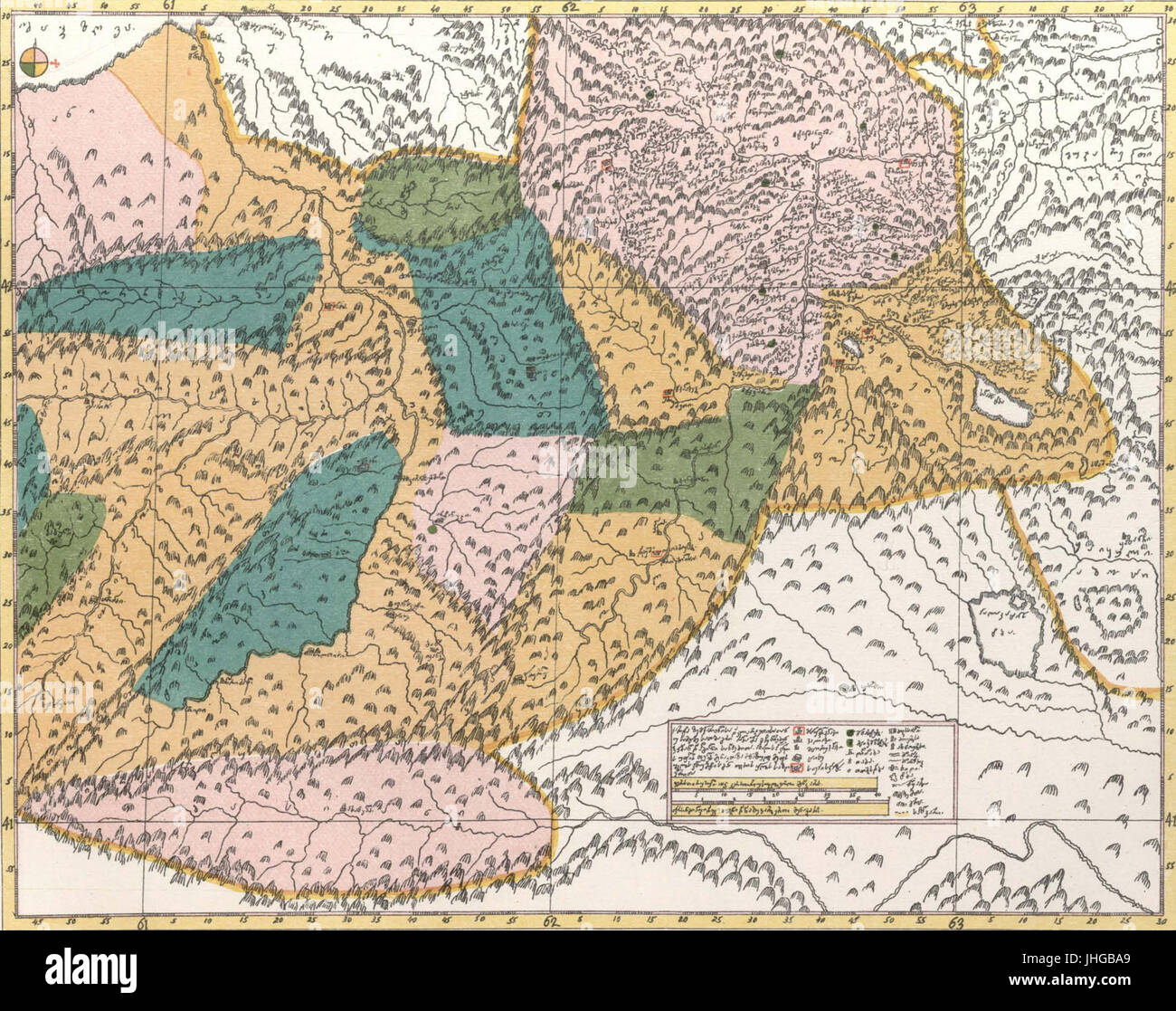 Early georgia map hi-res stock photography and images - Alamy