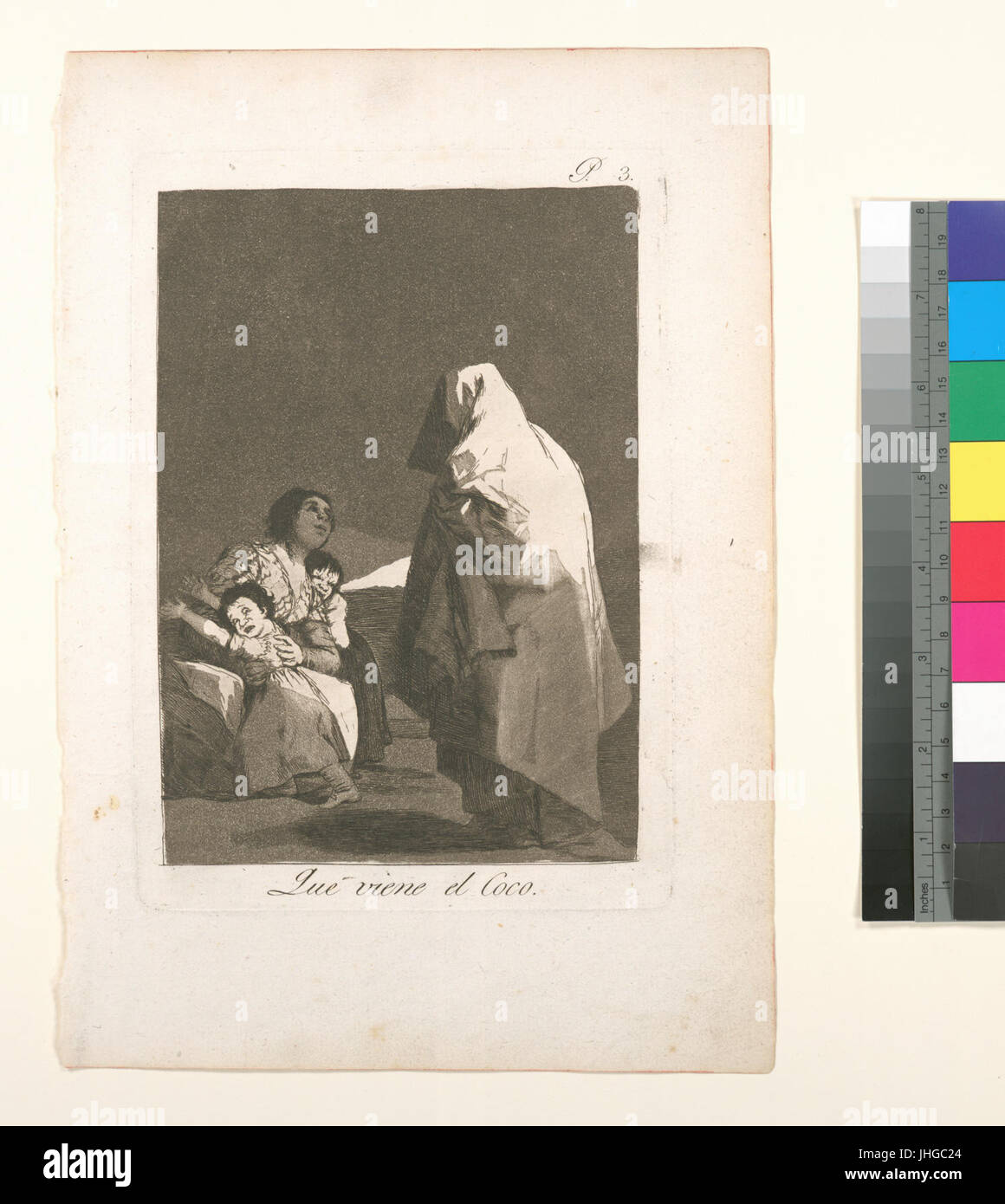 A page from the book 'Que viene el coco,' illustrating a popular folk ...