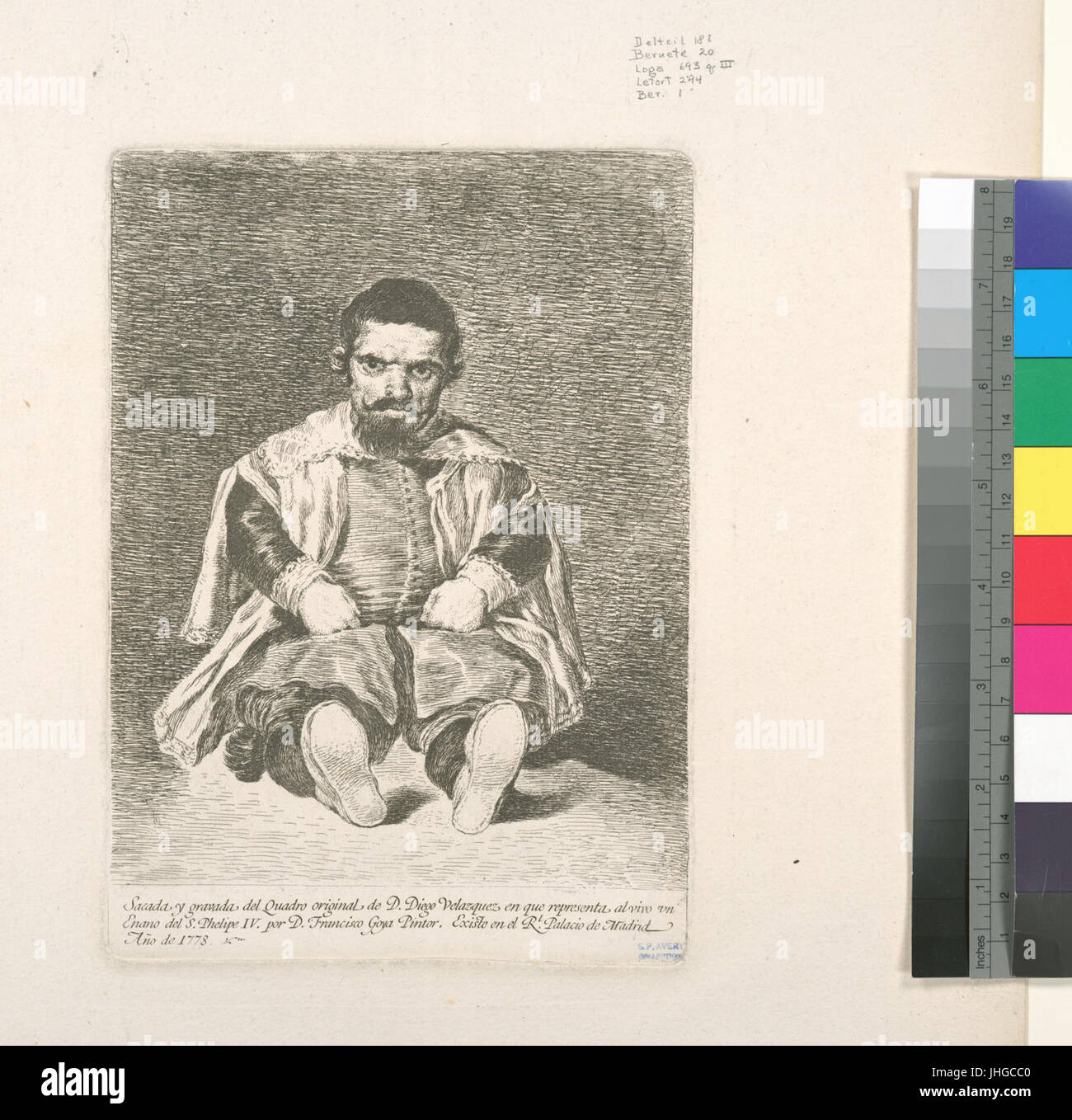 This image depicts a dwarf from the court of King Philip IV of Spain ...