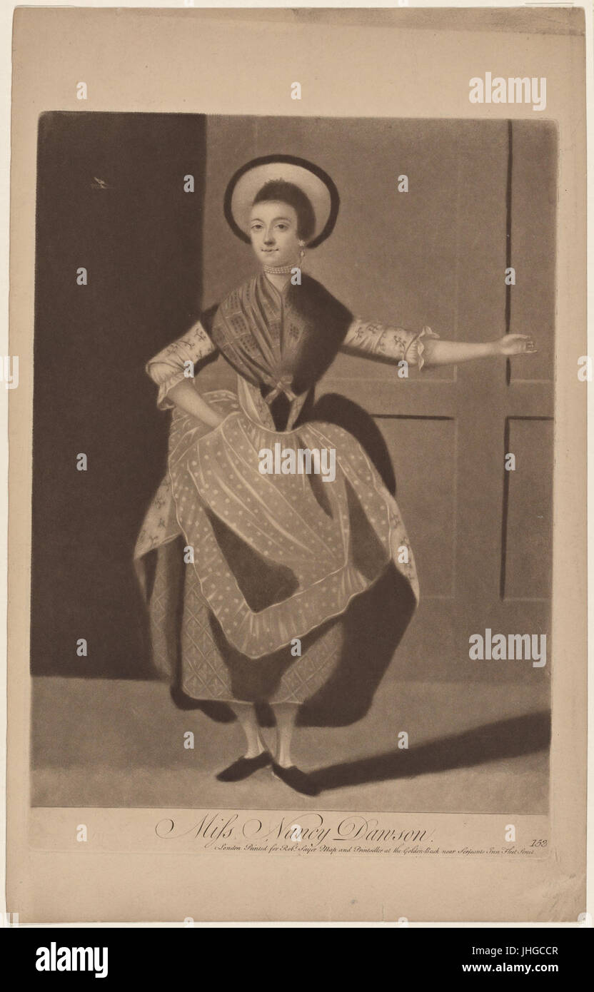 Miss Nancy Dawson (NYPL b12160091-5094836 Stock Photo - Alamy