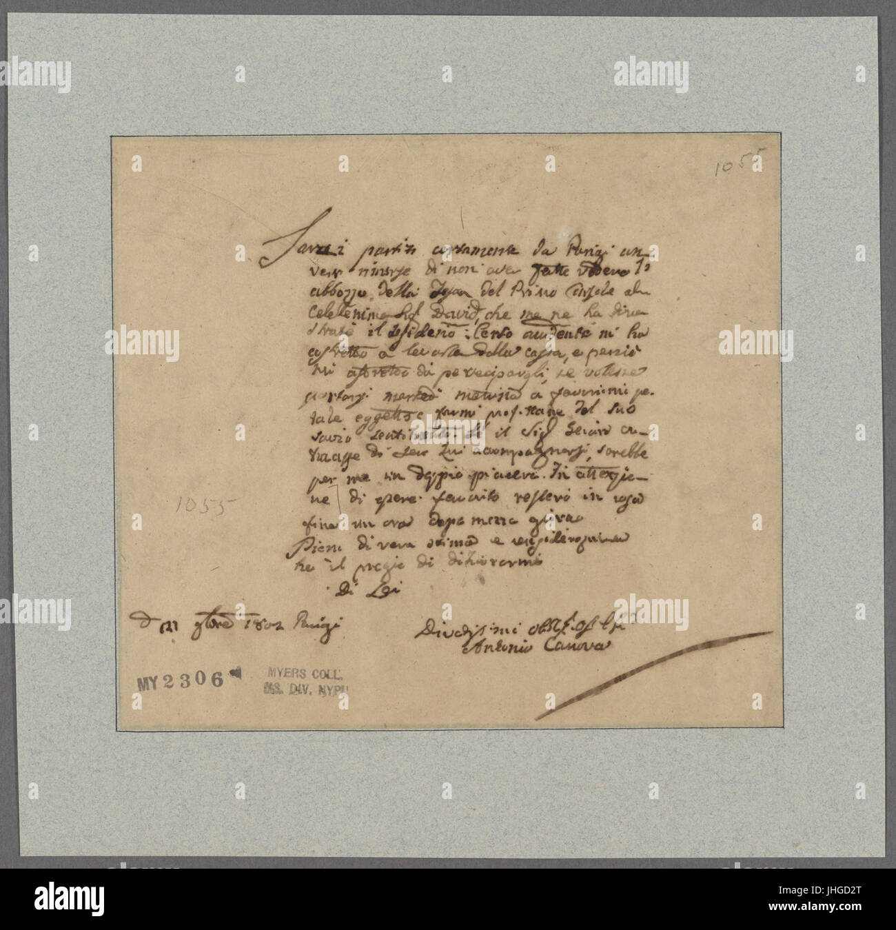 Canova, Antonio. Paris (NYPL b11868620-5400662 Stock Photo - Alamy