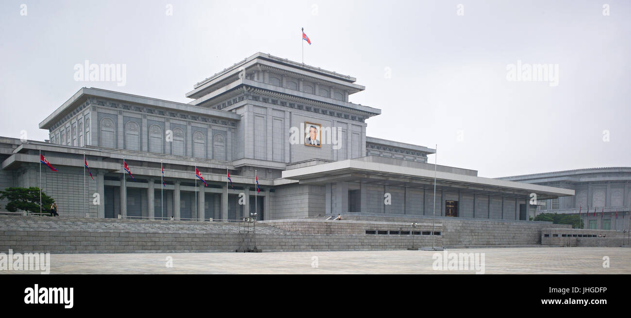 Exterior of Mausoleum of Kim Il-sung. Pyongyang, DPRK / North Korea ...