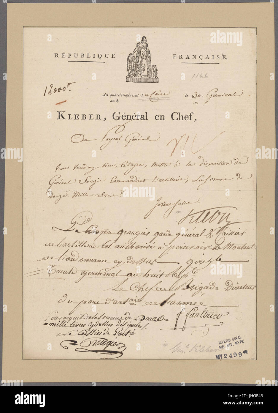 General jean baptiste kleber hi-res stock photography and images - Alamy