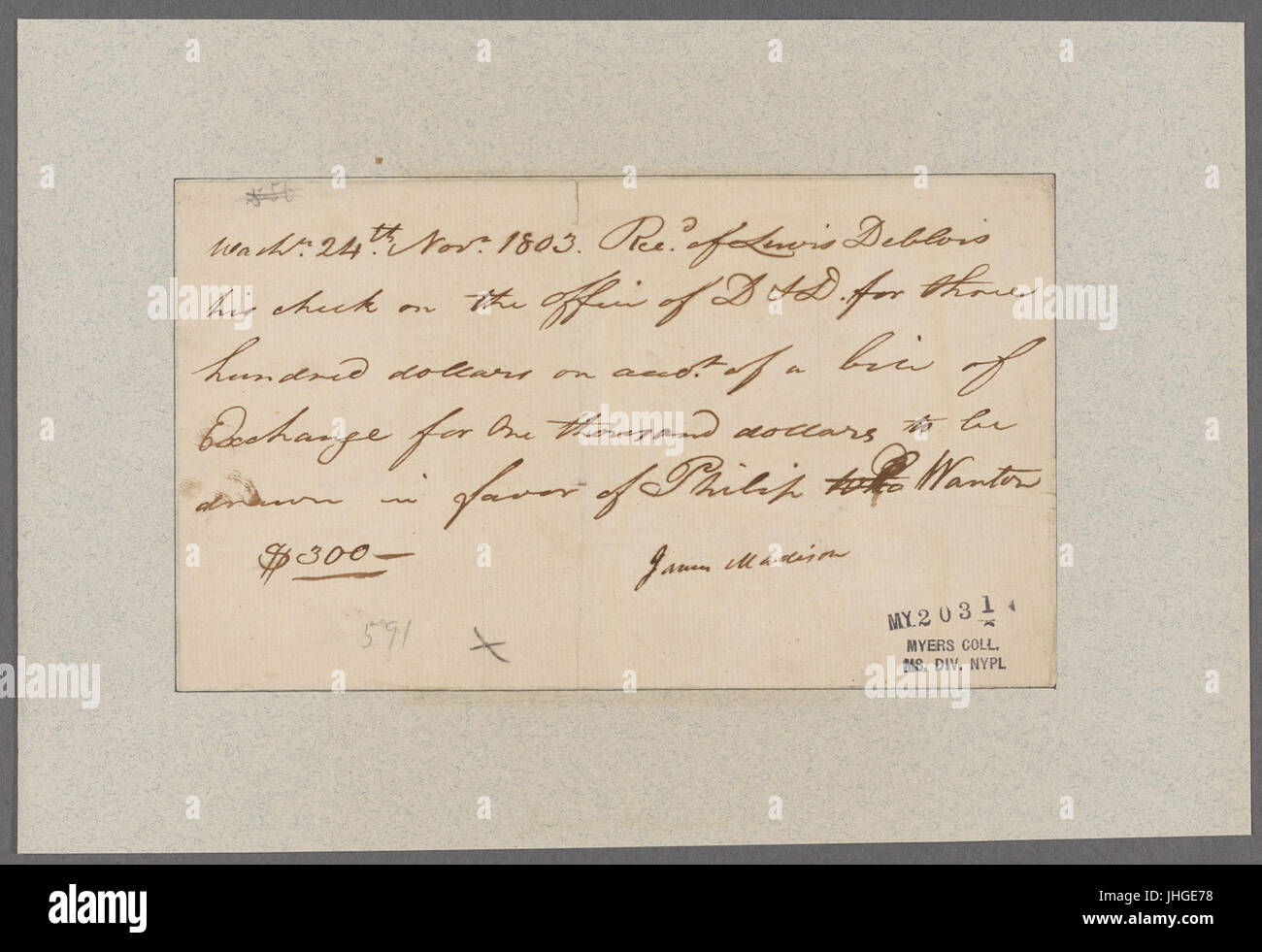 James madison george washington hi-res stock photography and images - Alamy