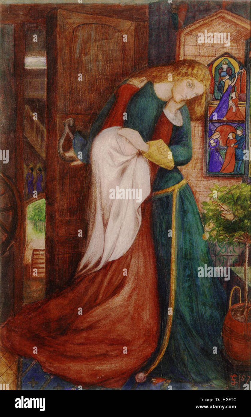 Elizabeth siddal lady clare hi-res stock photography and images - Alamy