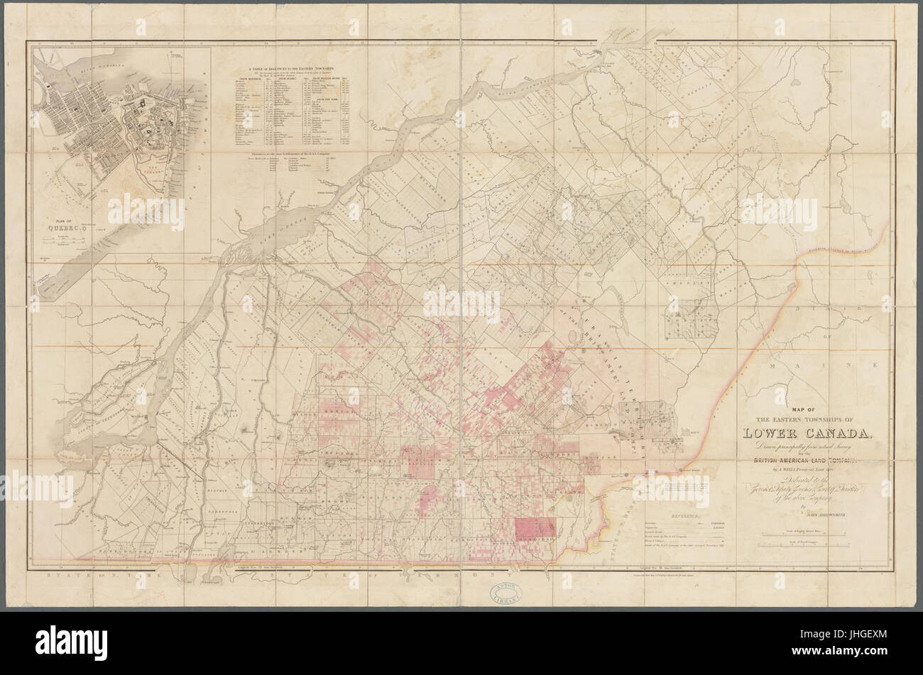 Map of the eastern townships of Lower Canada drawn principally from ...