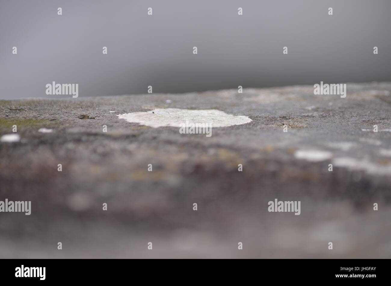 White worn patch in grey stone Stock Photo - Alamy