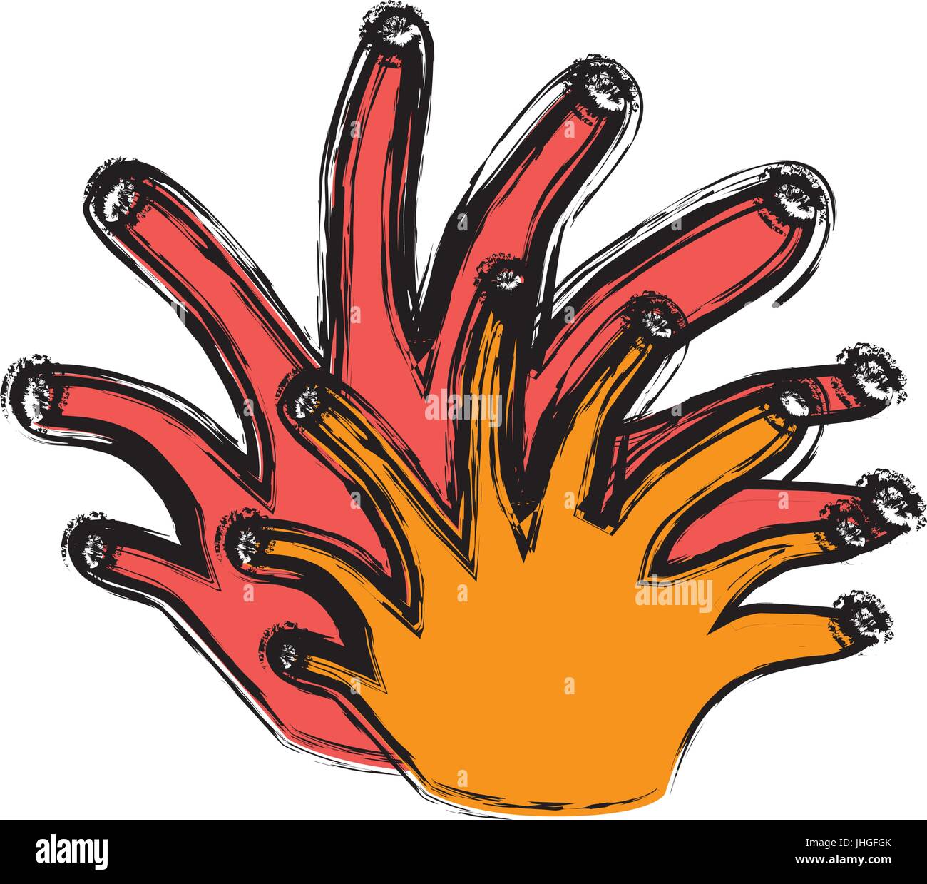 coral icon over white background vector illustration Stock Vector Image ...