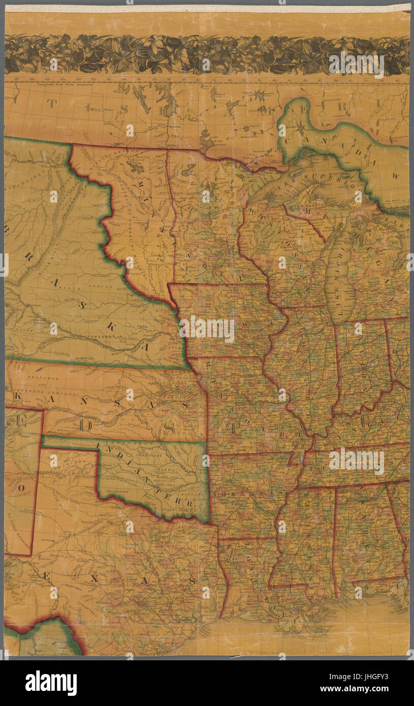 Mitchell's new national map exhibiting the United States (NYPL ...