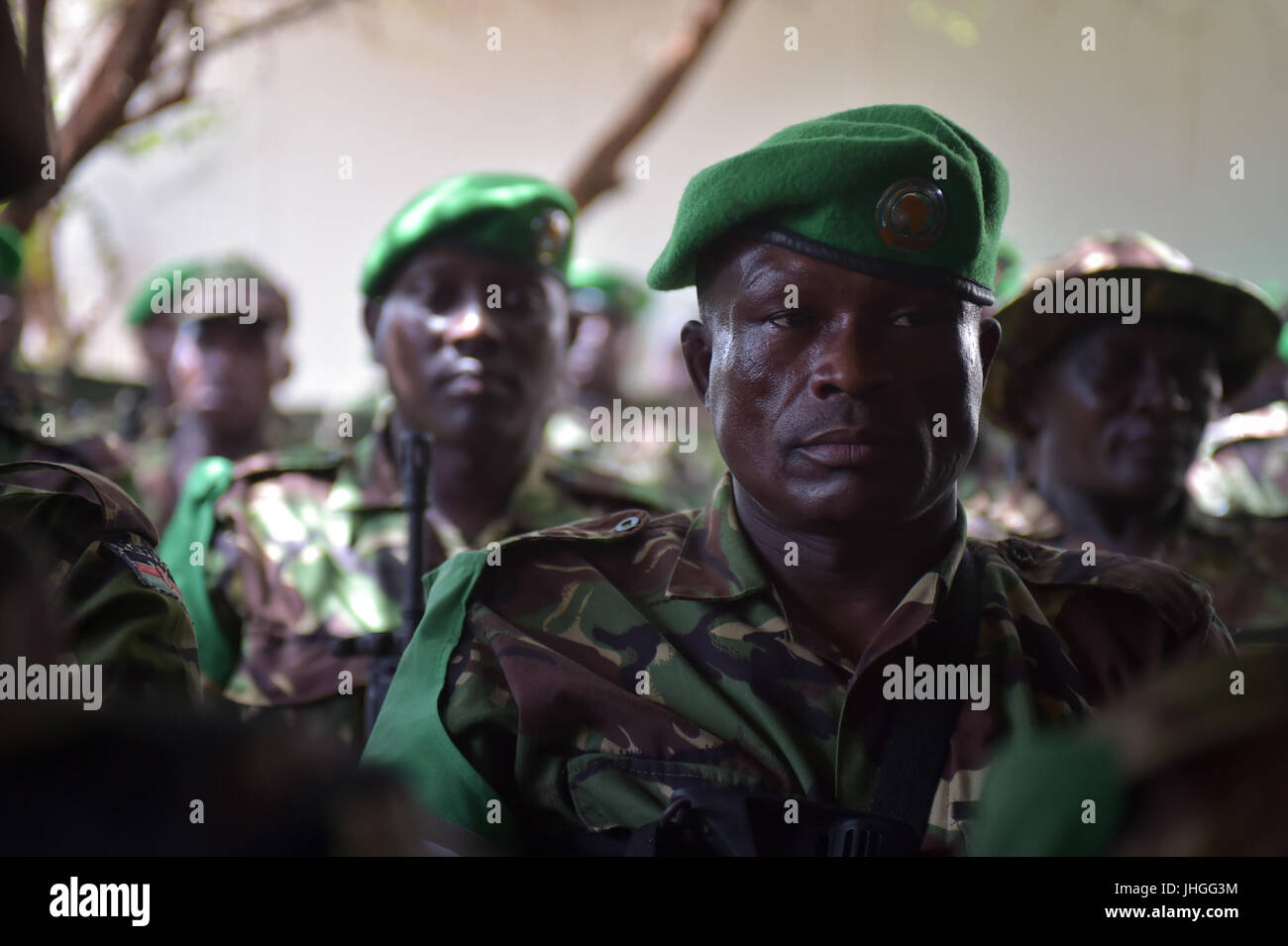 This image captures a visit by the 10th Fleet Command (FC) to Kismayo ...