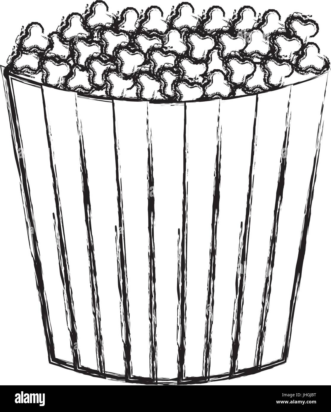 ice cream bucket icon over white background vector illustration Stock ...