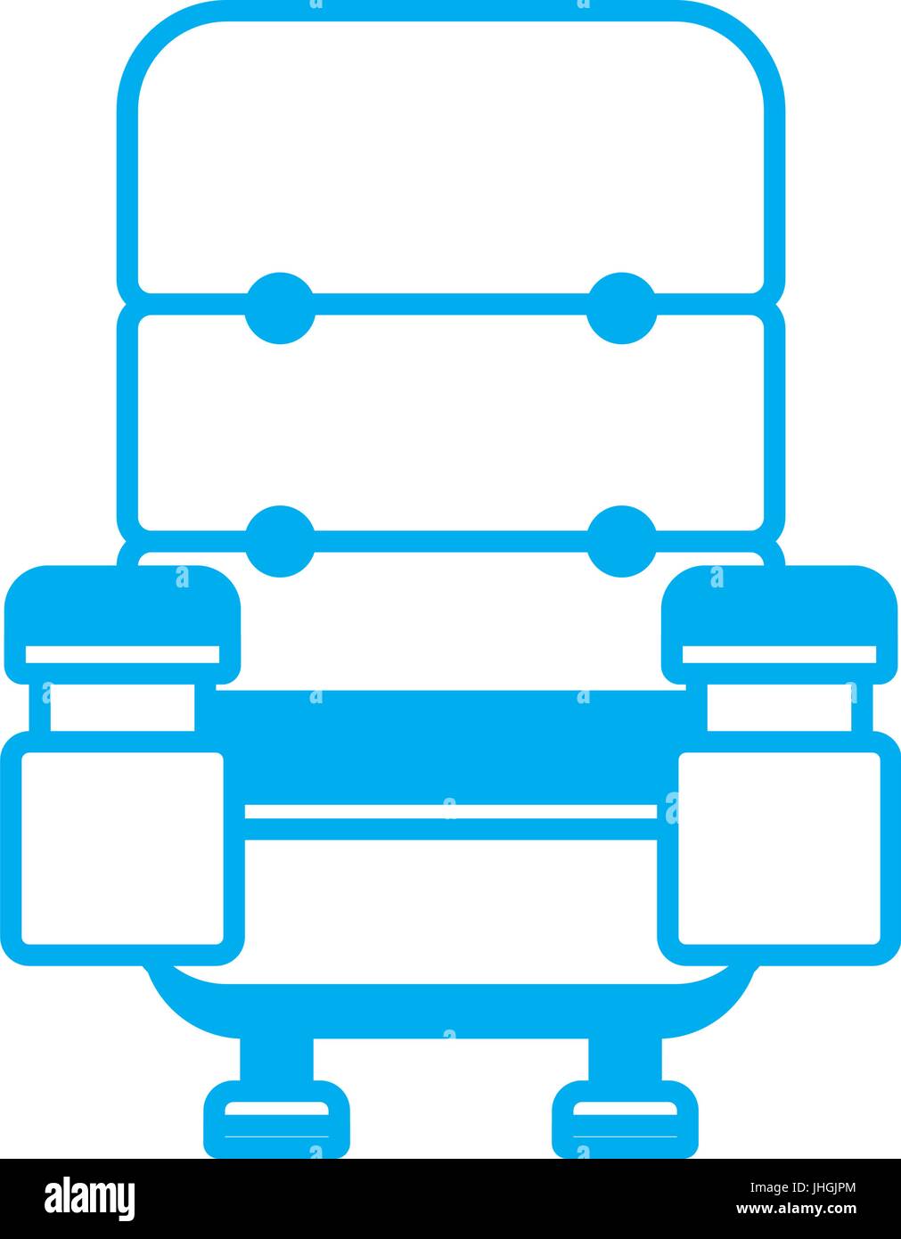 theatre chair icon over white background vector illustration Stock ...