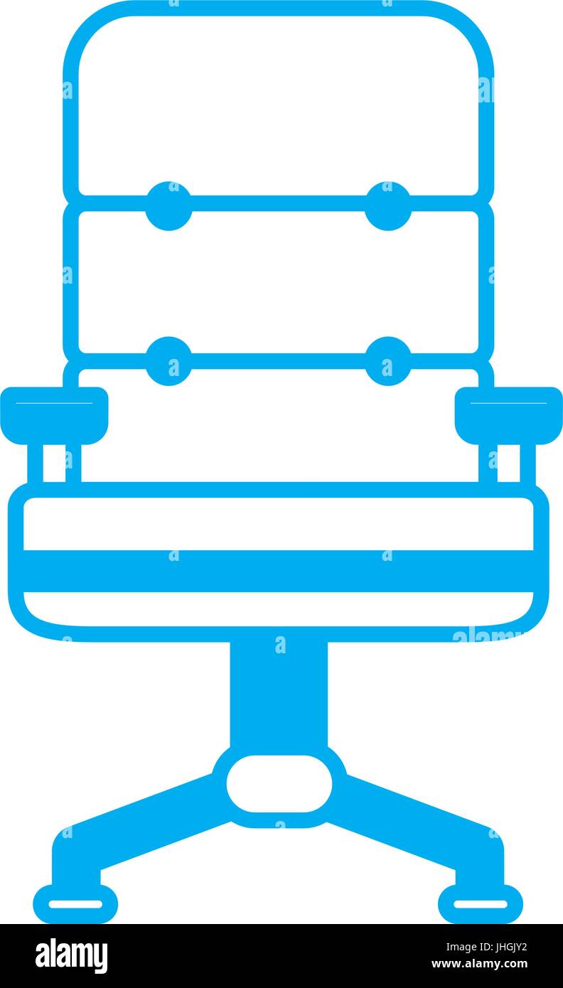 office chair icon over white background vector illustration Stock ...