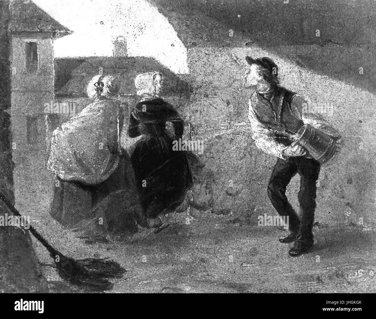 Josef Manes 1820-1871 - V prujezde Stock Photo - Alamy