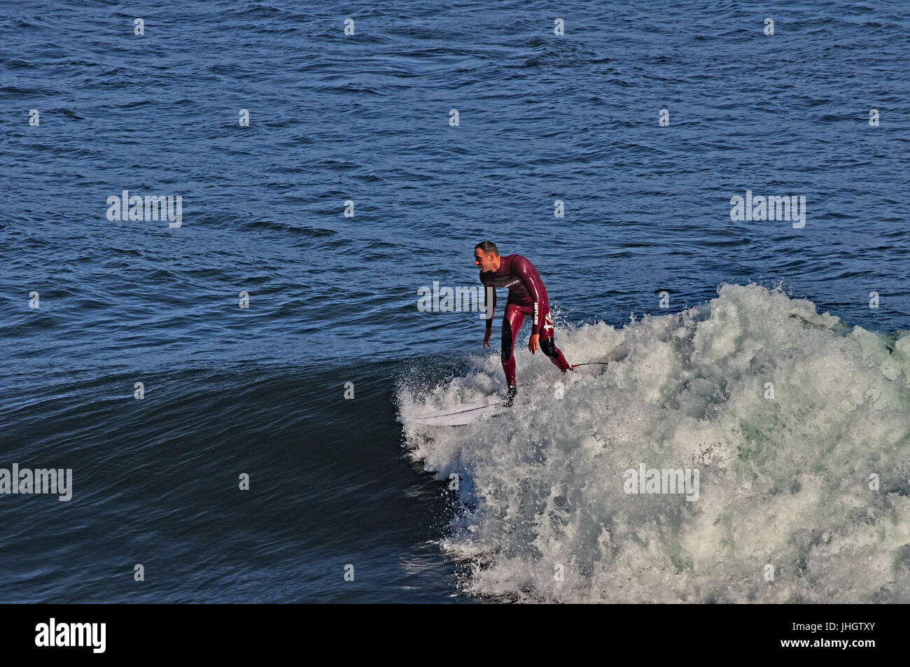 The Wave Surfer Stock Photo - Alamy