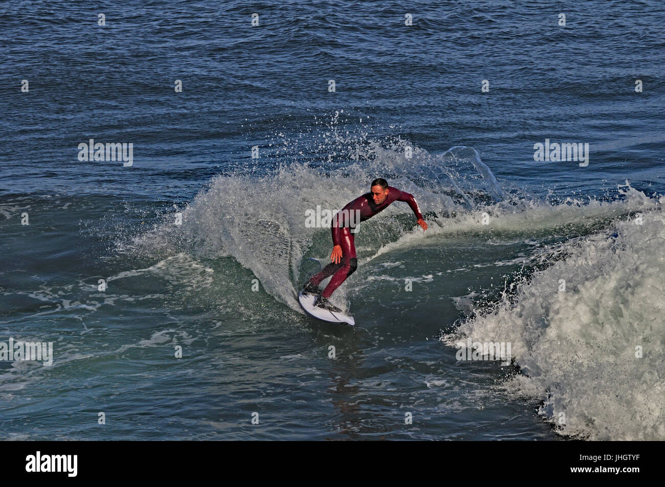 The Wave Surfer Stock Photo - Alamy
