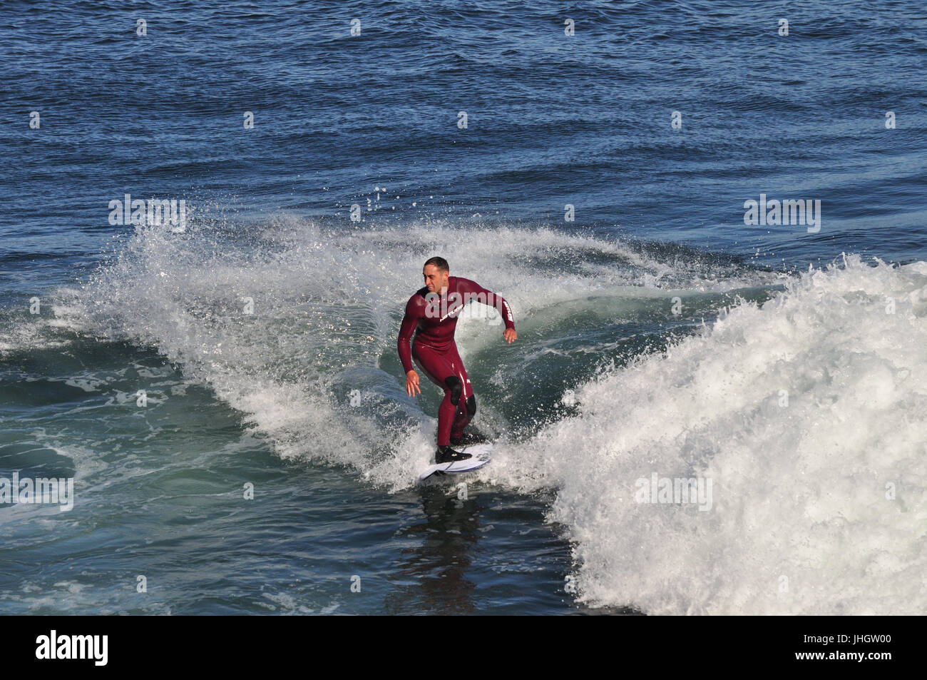 The Wave Surfer Stock Photo - Alamy