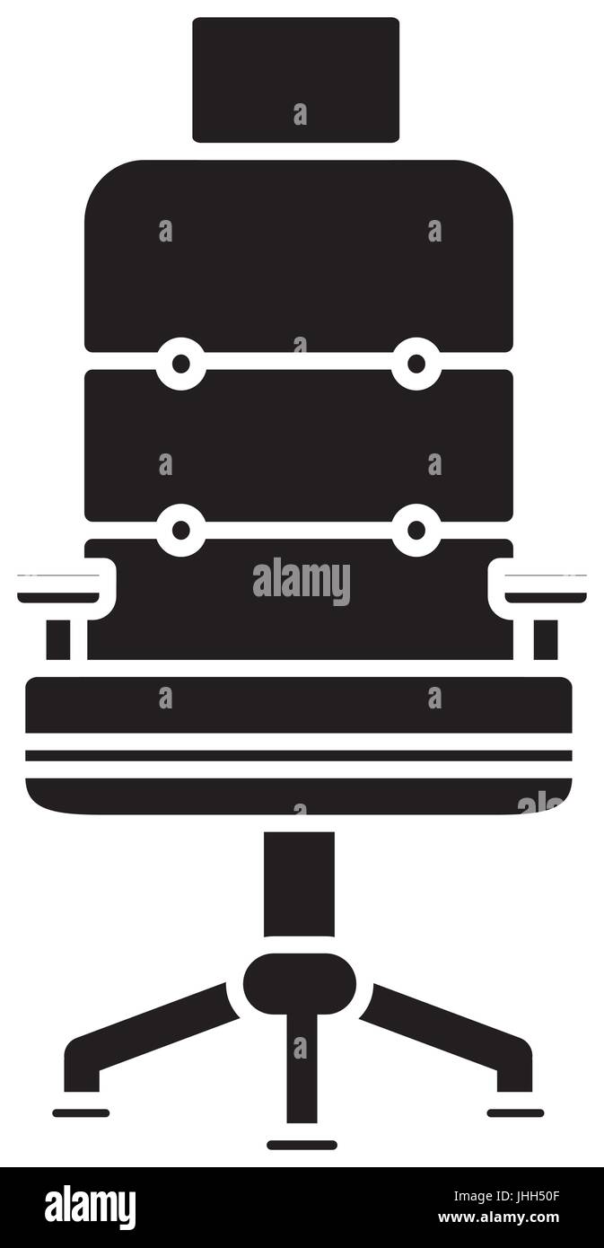 office chair icon over white background vector illustration Stock ...