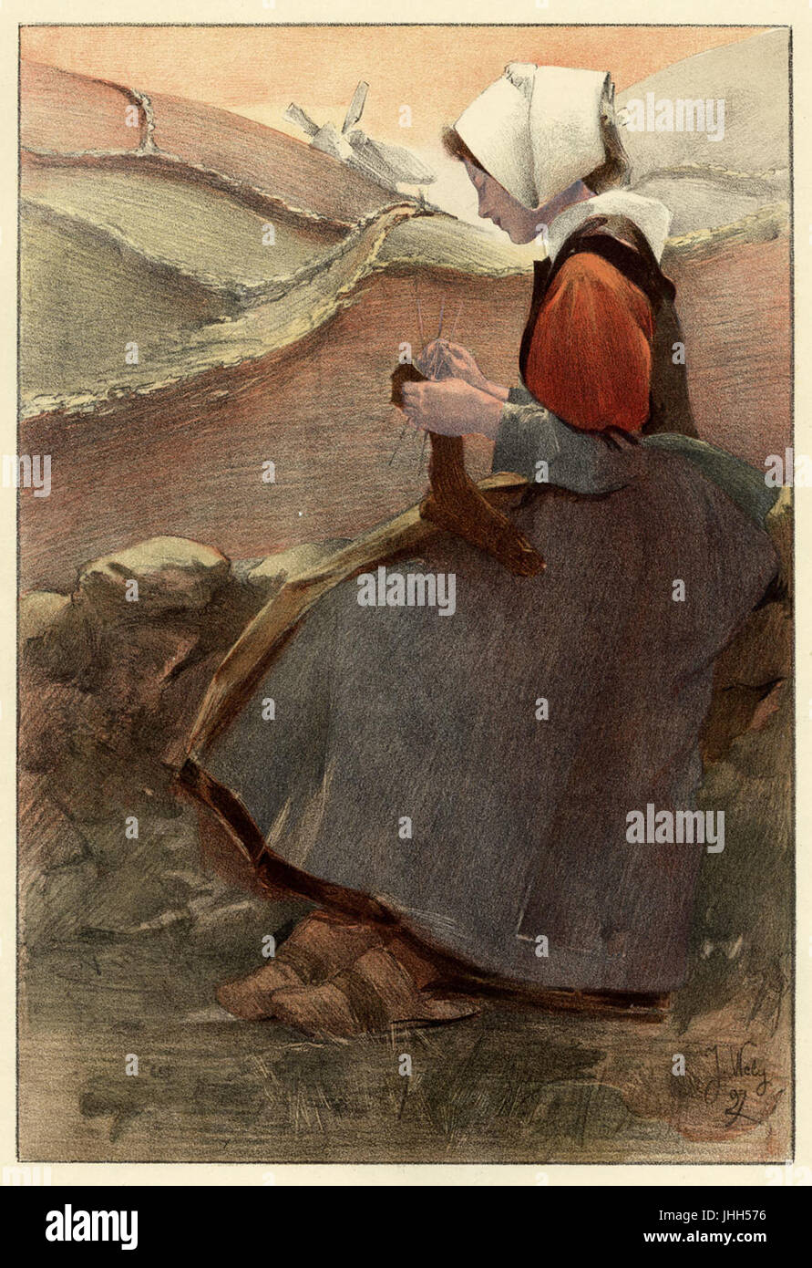 Jacques Wely Fleur de lande Stock Photo - Alamy