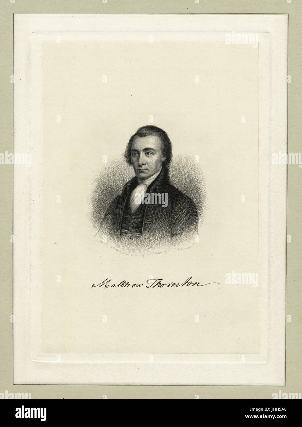 Matthew Thornton (NYPL b12349193-419982 Stock Photo - Alamy