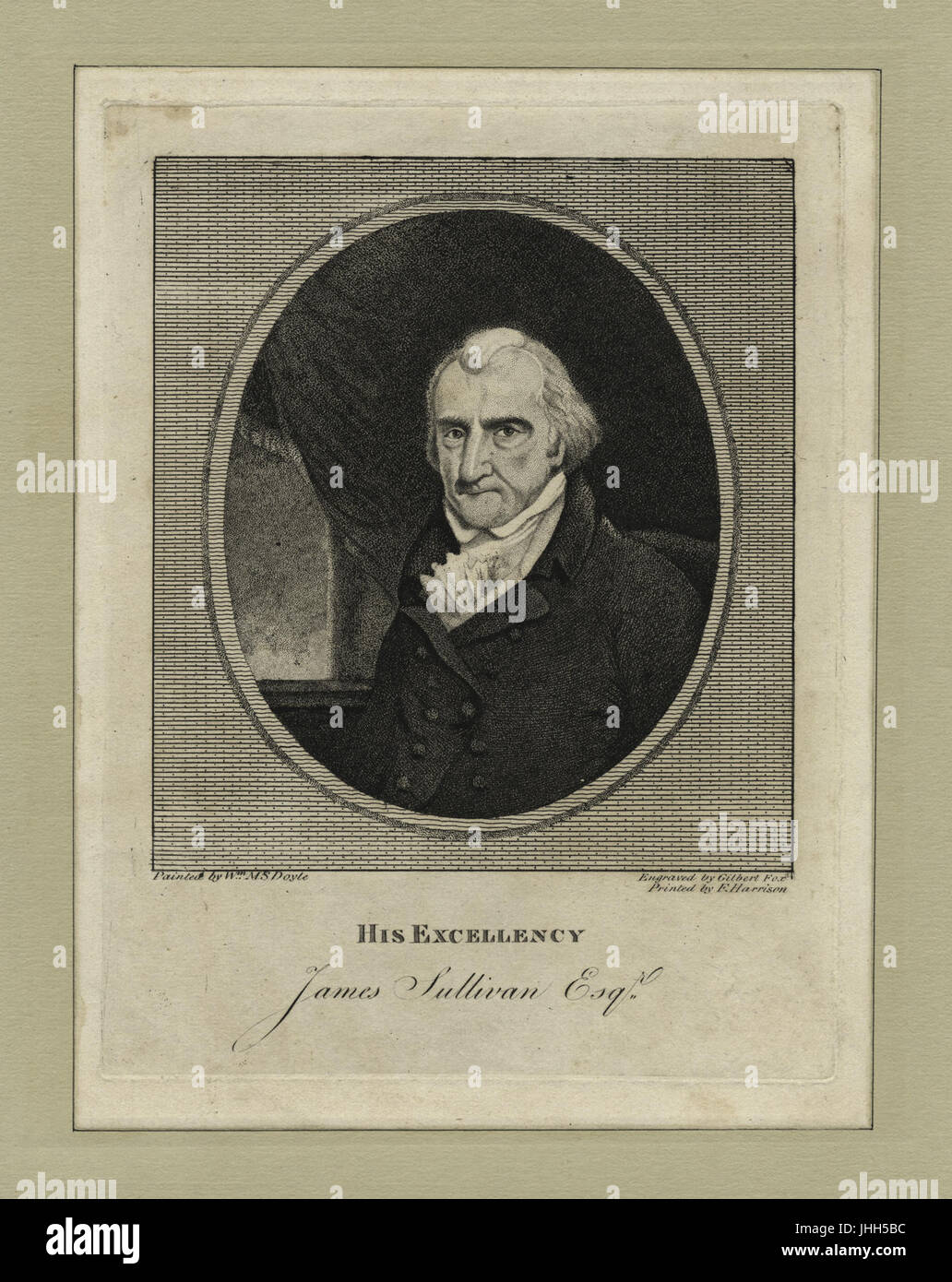 His Excellency James Sullivan Esq (NYPL b12349186-420030 Stock Photo ...