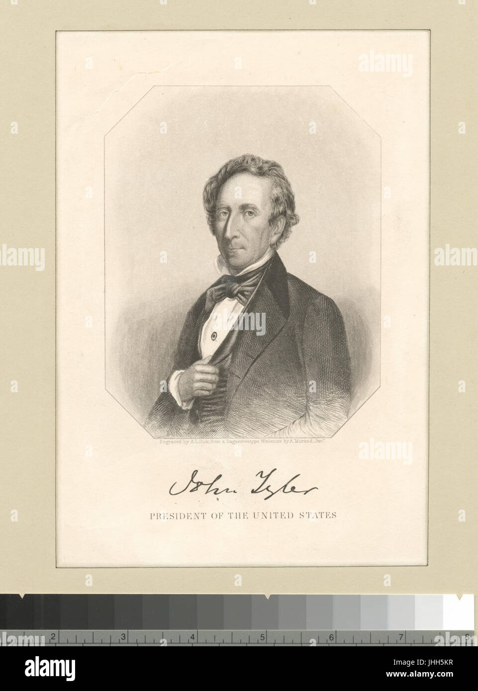 John Tyler, President of the United States (NYPL b12610217-424910 Stock ...