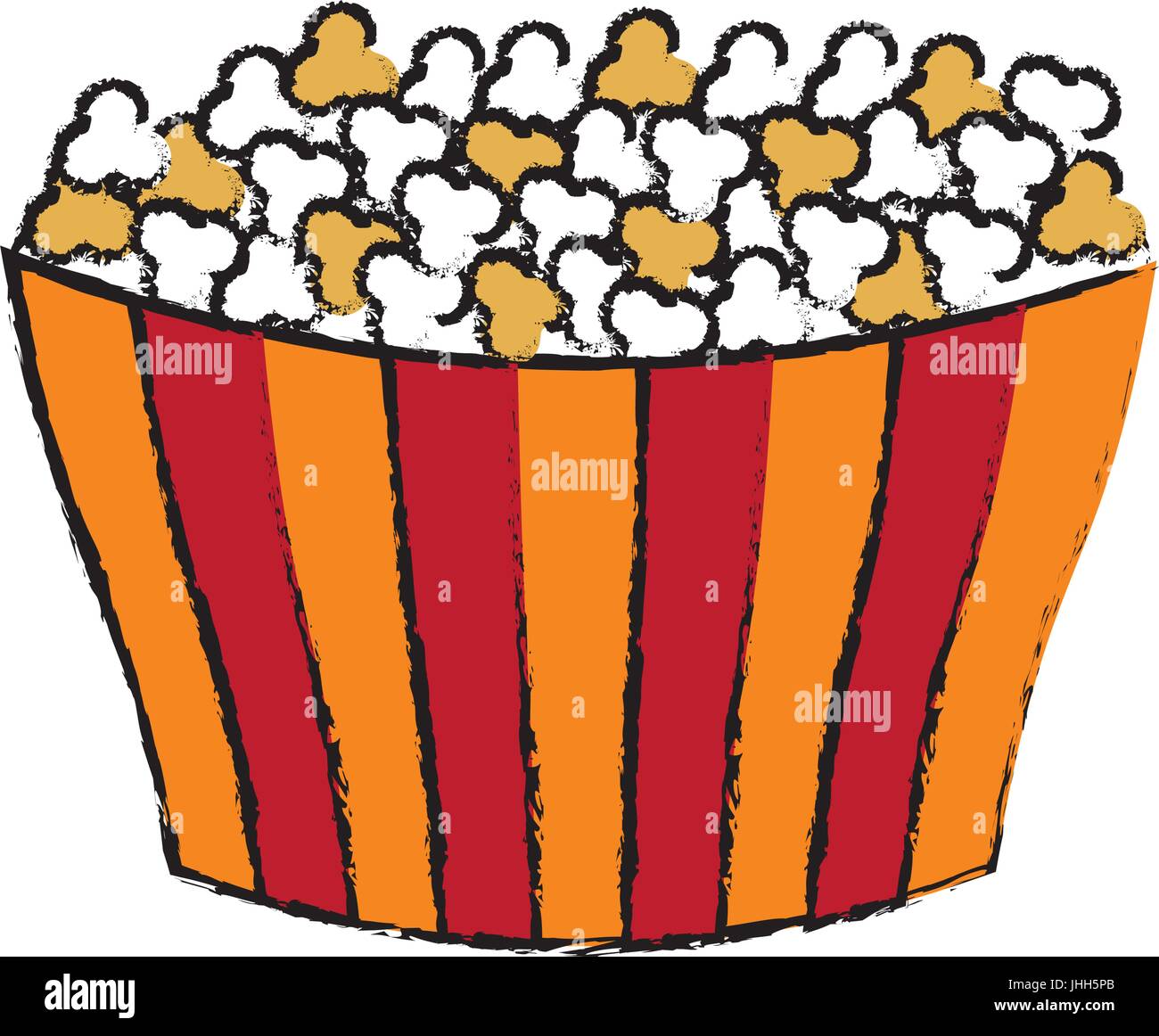 ice cream bucket icon over white background vector illustration Stock ...