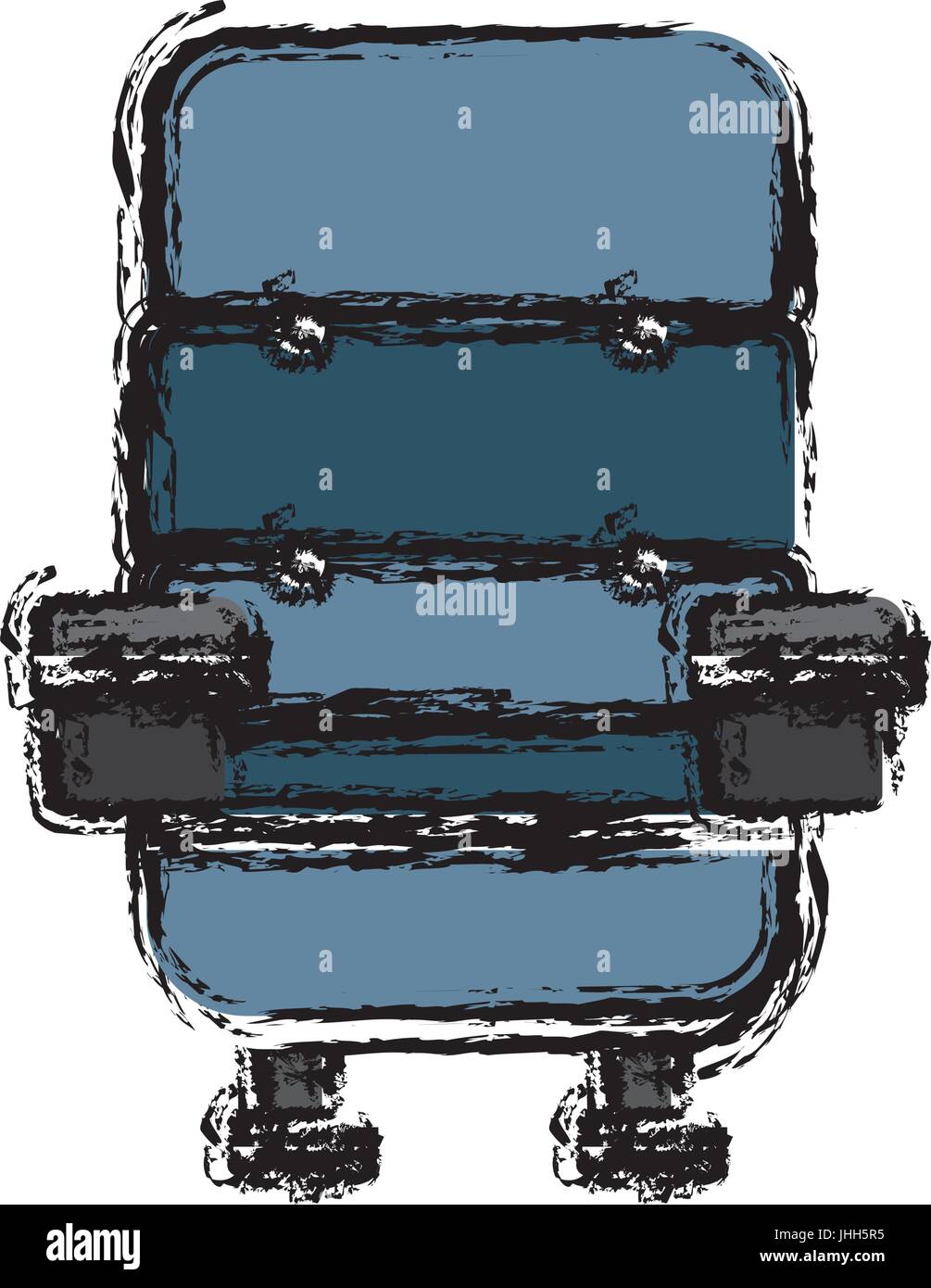 theatre chair icon over white background vector illustration Stock ...