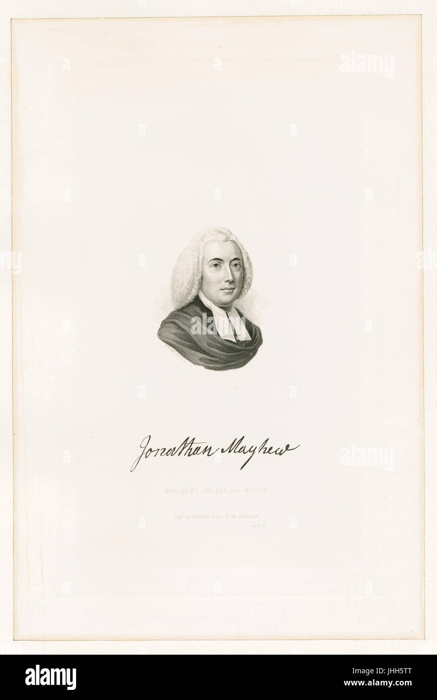 Jonathan Mayhew, born Oct. 8th, 1720, died July 19th, 1766 (NYPL Hades ...