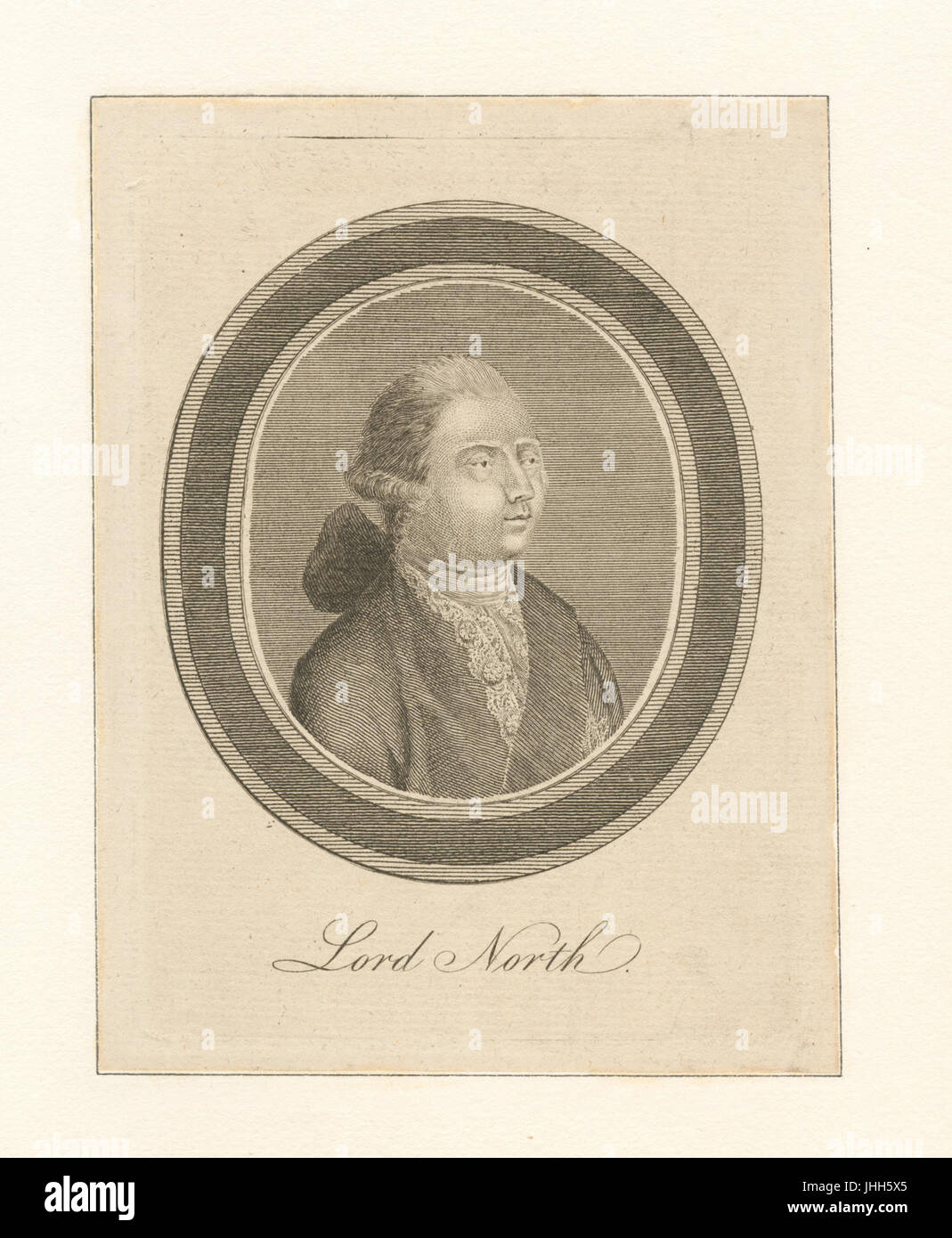 Lord north portrait hi-res stock photography and images - Alamy