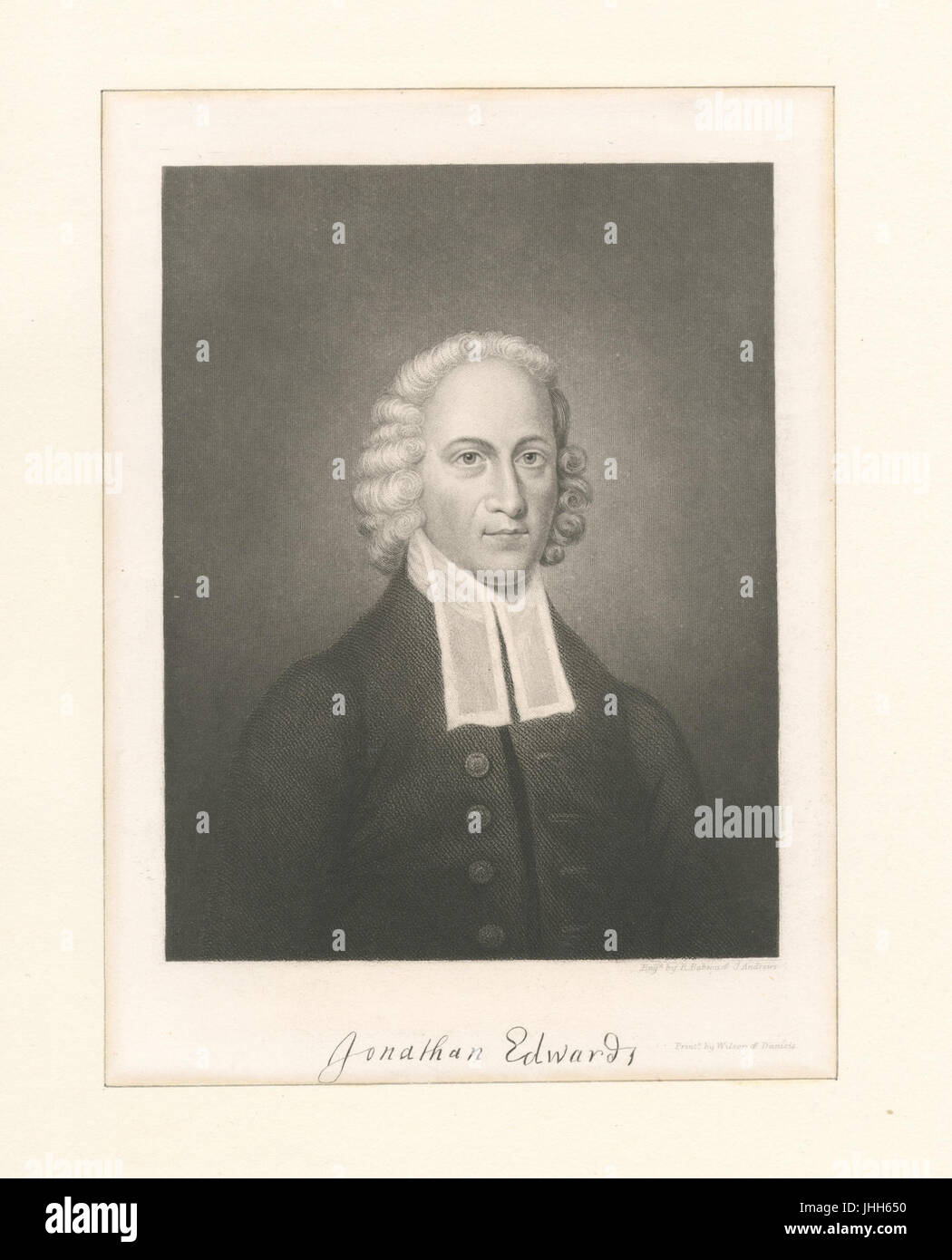 Jonathan edwards 18th hi-res stock photography and images - Alamy