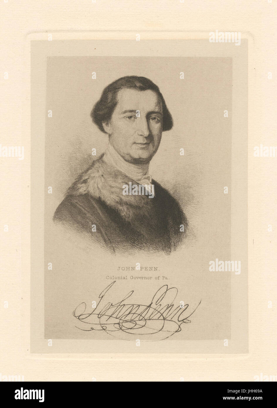 John Penn, Colonial Governer of Pa (NYPL Hades-268553-EM2997 Stock ...