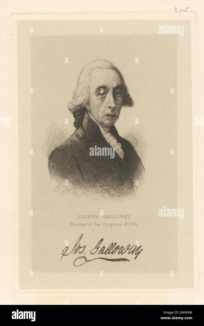 Joseph Galloway, member of the Congress of 1774 (NYPL Hades-269177 ...